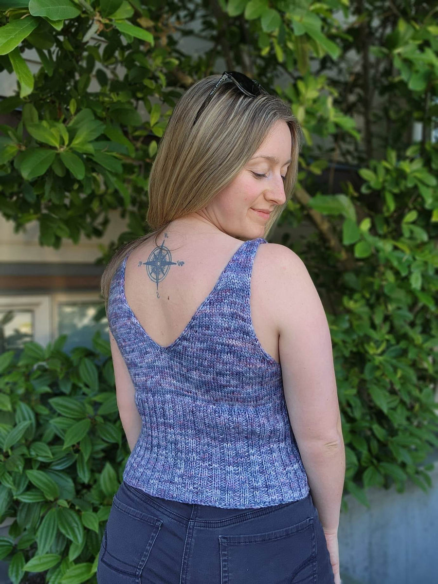 Pillars Tank - KNITTING PATTERN – Perfectly Knotted