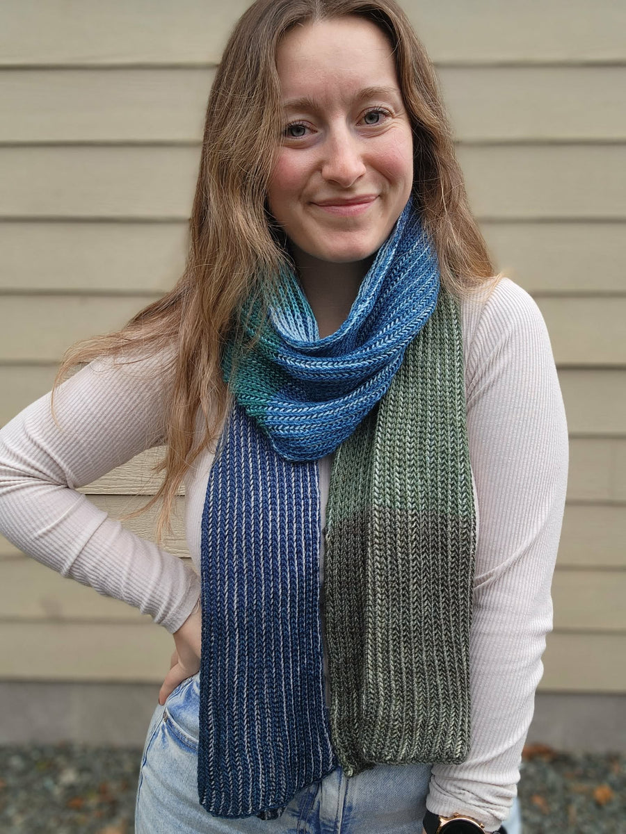 Brioche Nebula Wrap - KNITTING PATTERN – Perfectly Knotted